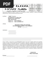 Menicno Ovlascenje Model | PDF