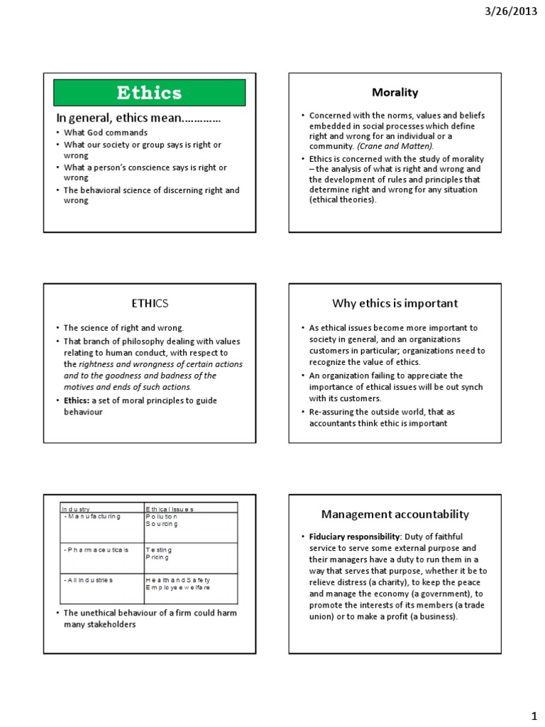 19. Professional Ethics in Accounting and Business | Profession | Audit