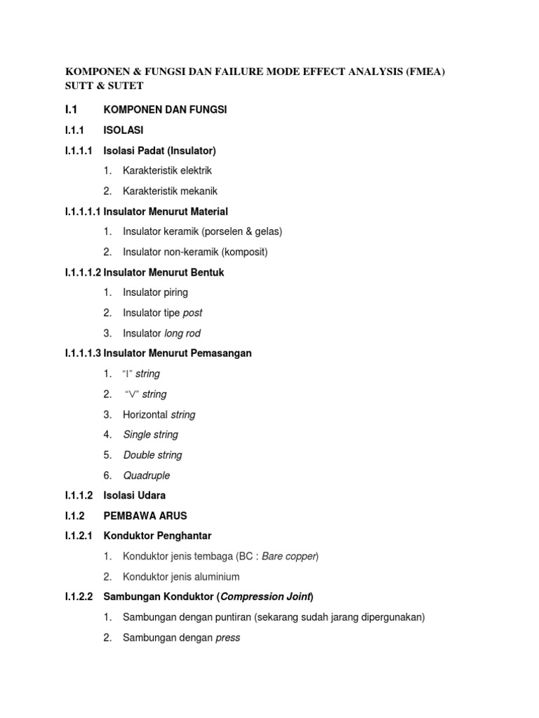 Komponen & Fungsi Sutt | PDF