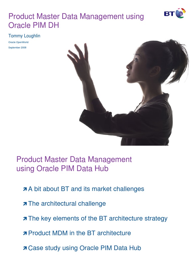 Product Master Data Management Using Oracle PIM DH: Tommy Loughlin | PDF