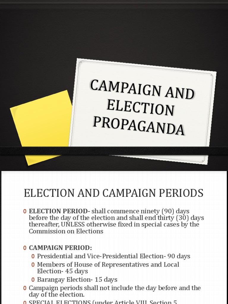Campaign and Election Propaganda | Elections | Political Campaigns ...