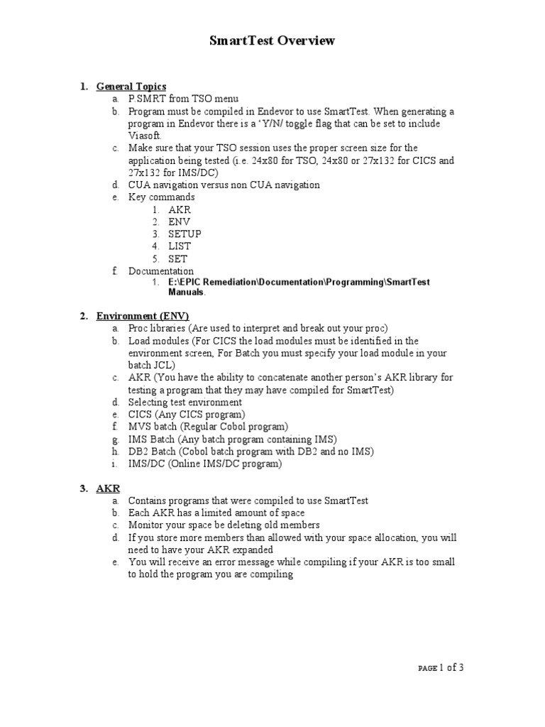 Smarttest Overview | Download Free PDF | System Software | Information ...