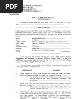 Contoh Format Bap | PDF