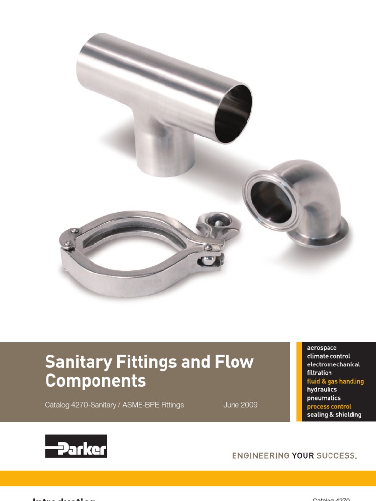 Sanitary Fittings and Flow Components | PDF | Industrial Processes ...