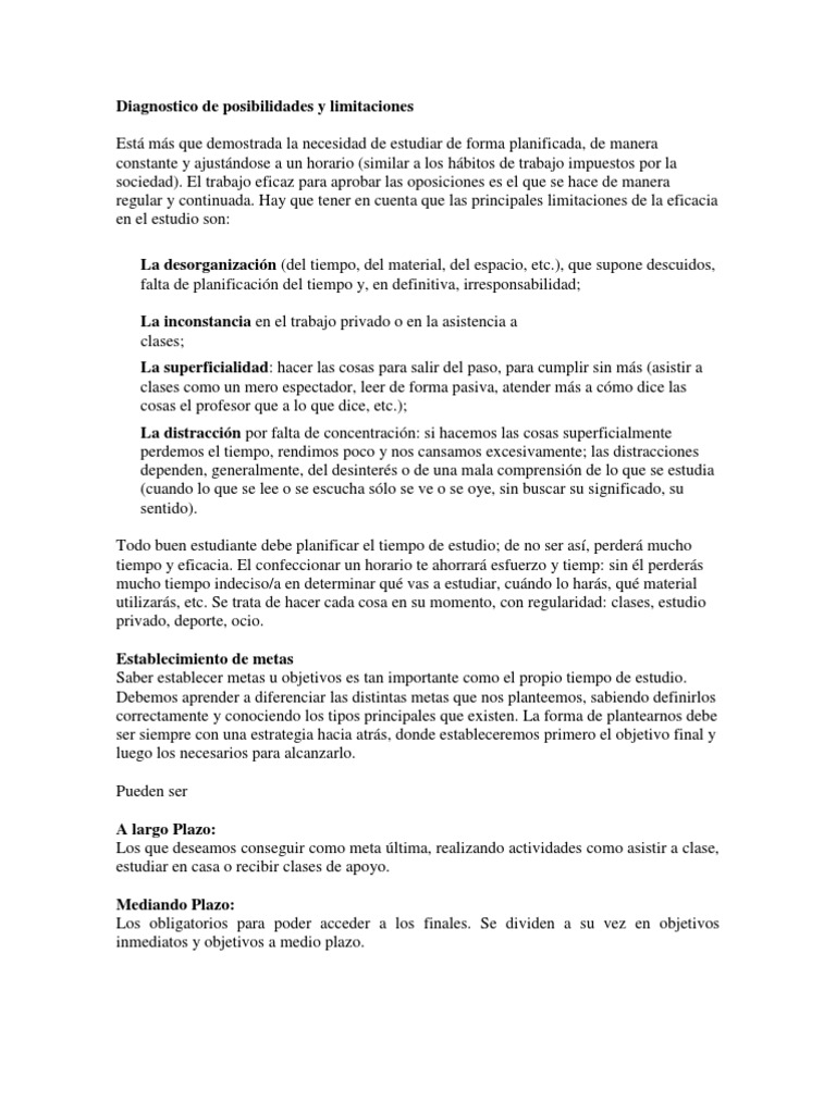 Planificación y Procedimiento de Estudio | PDF | Planificación | Salud ...