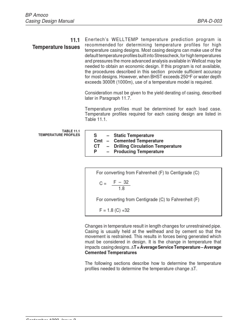 Casing | PDF | Casing (Borehole) | Buckling