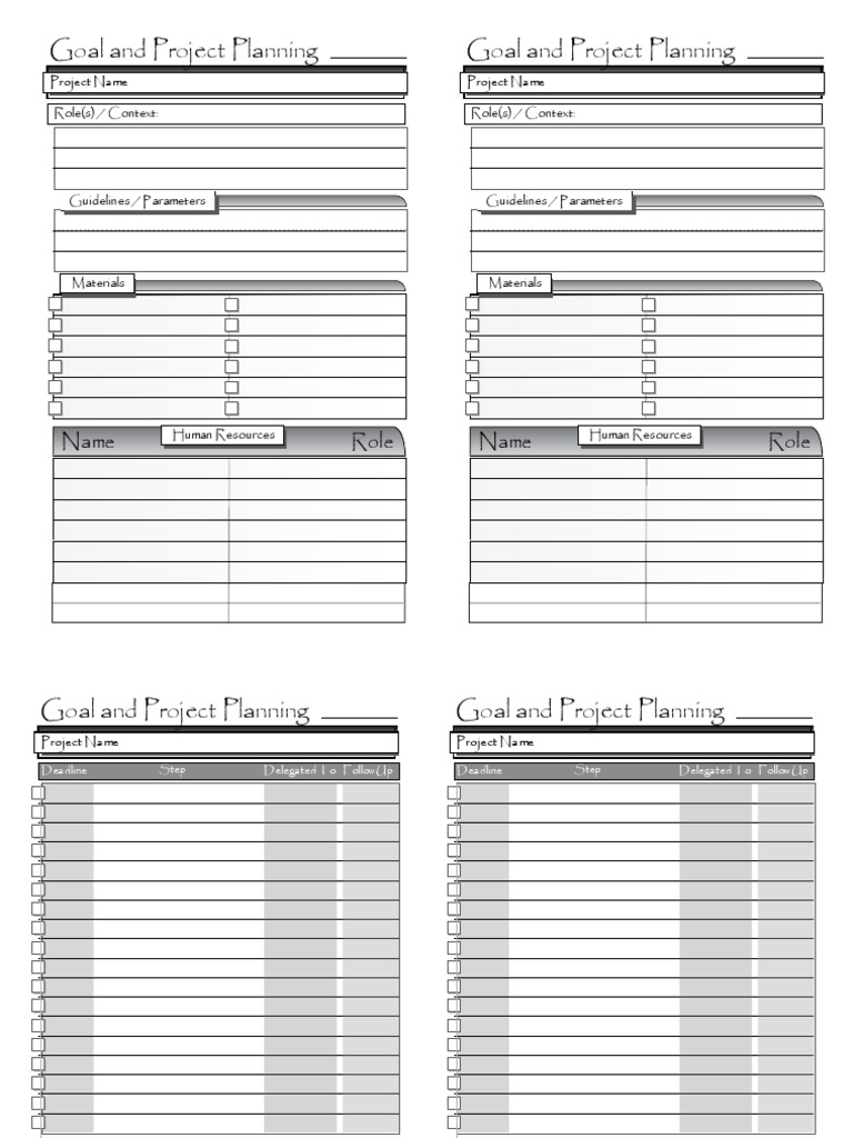 Project Planning Guidelines and Roles | PDF