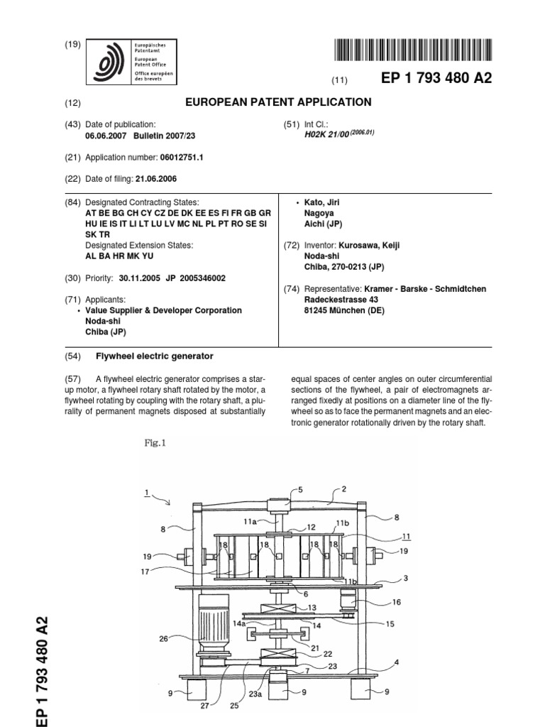 Flywheel Electric Generator | PDF | Electric Generator | Clutch