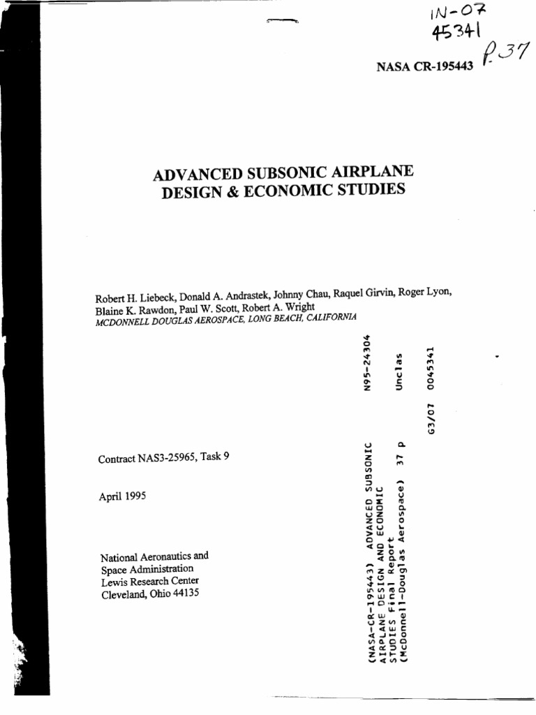 Direct Operating Cost Aircraft | PDF | Flap (Aeronautics) | Aircraft