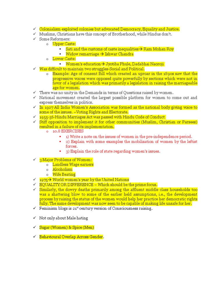 Women Movements | PDF