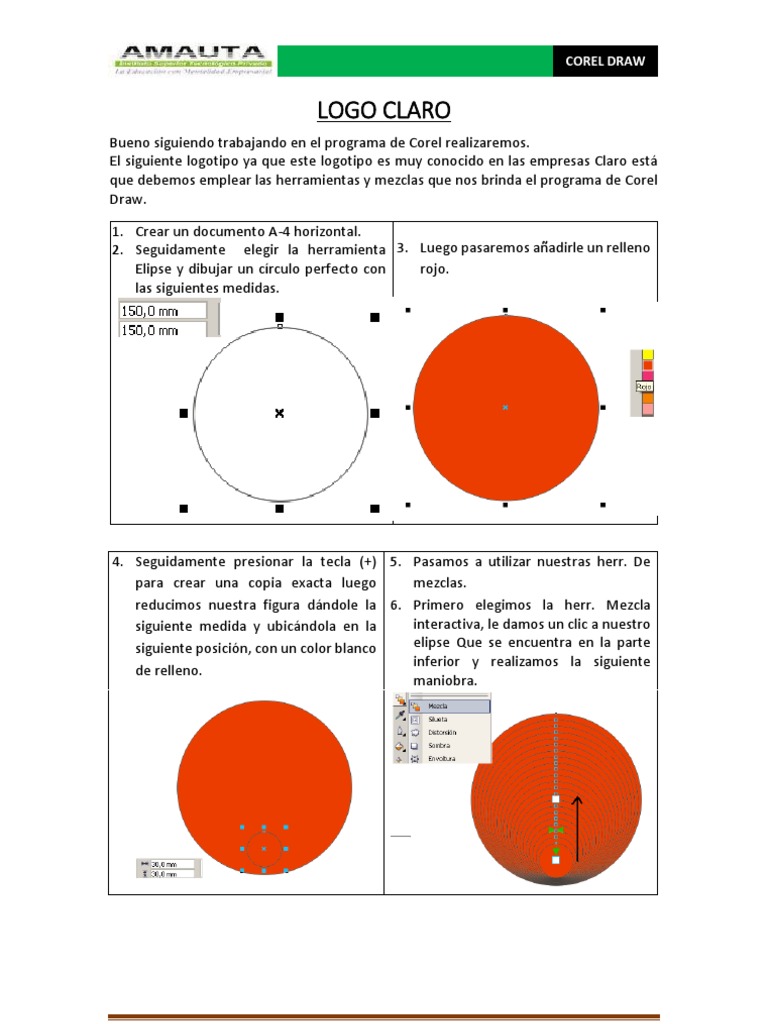 Guía para Crear Logo Claro en CorelDRAW | PDF