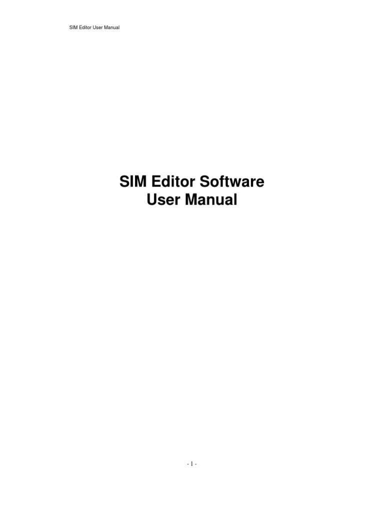 SIM CARD Manual Ingles | PDF | Installation (Computer Programs ...
