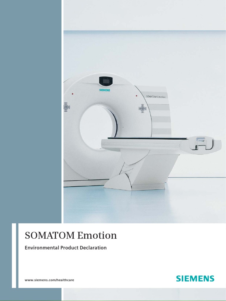 EPD Somatom Emotion | PDF | Ct Scan | Ionizing Radiation