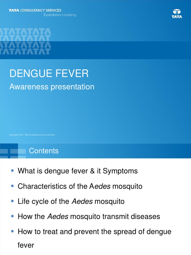 Dengu Fever Awareness | PDF | Mosquito | Immunology
