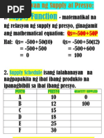 Ano Ang Kahulugan NG Demand, Demand Function | PDF