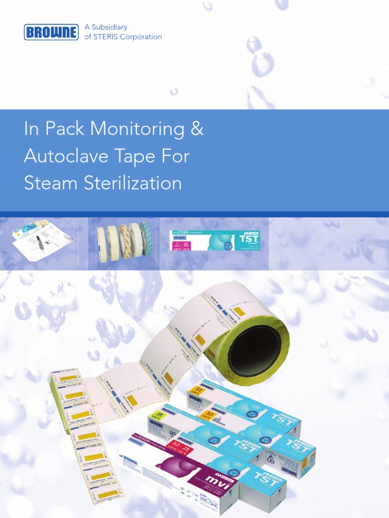 Steam Indicator Tape | PDF | Sterilization (Microbiology) | Medical Device