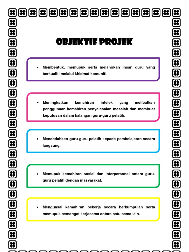 Objektif Projek | PDF
