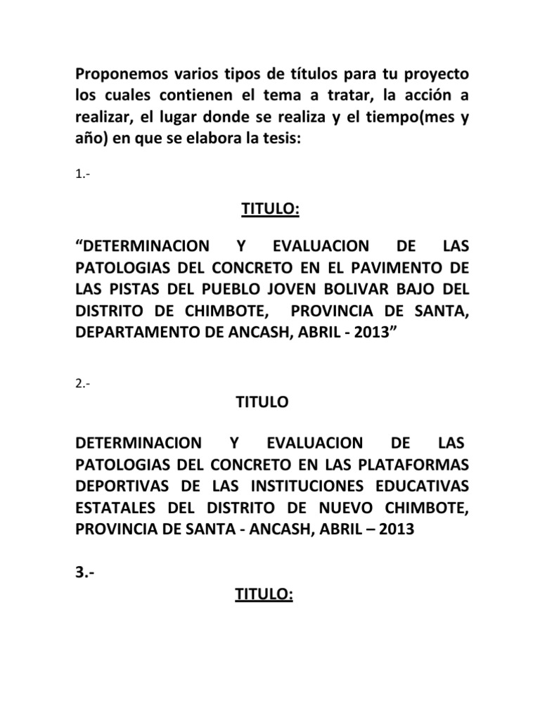 Ejemplo de Titulo de Tesis