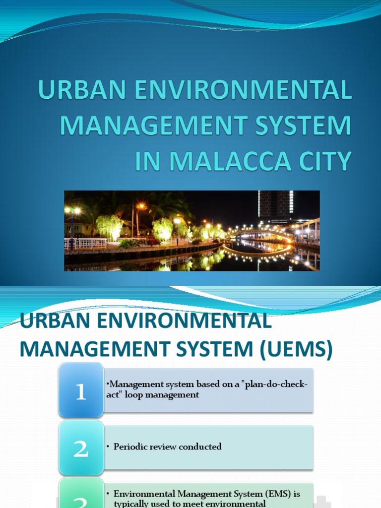 Urban Environmental Management System 1 | Environmental Monitoring ...