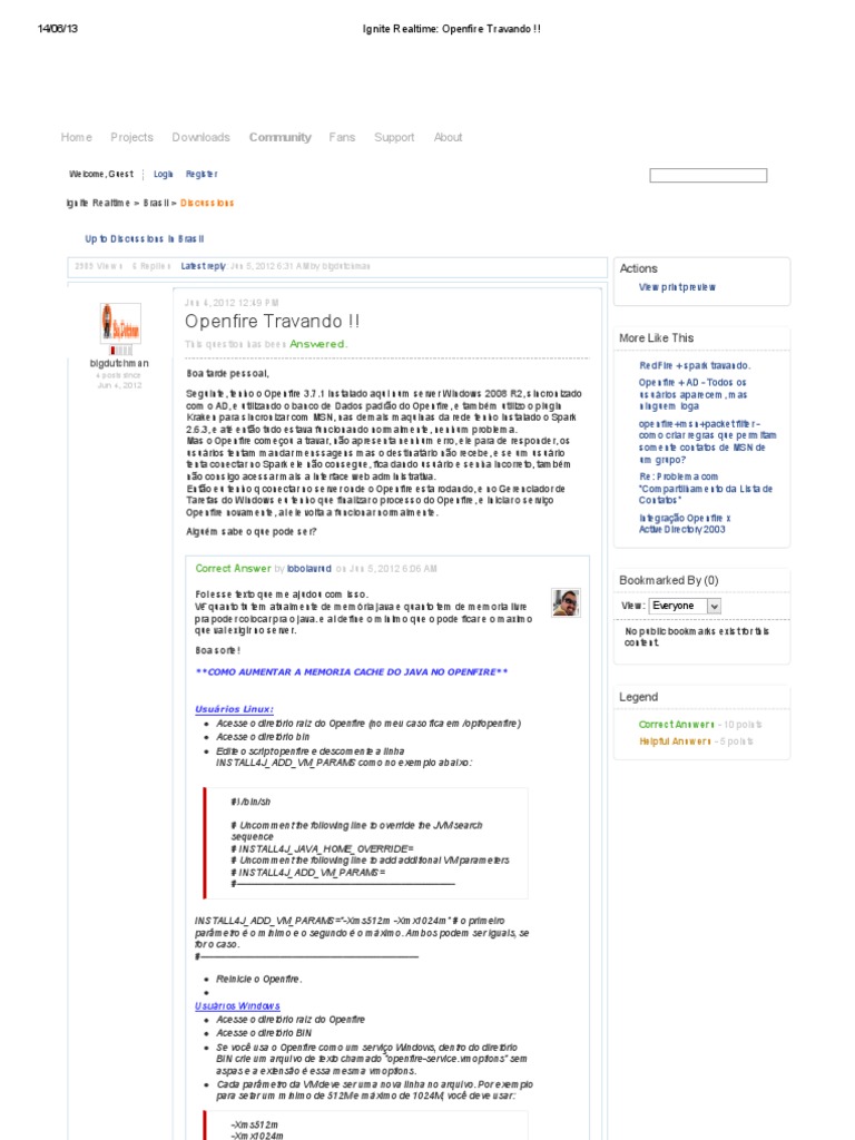 Ignite Realtime - Openfire Travando !! | PDF | Linux | Microsoft Windows
