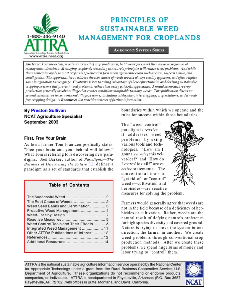 Book Weed Management | PDF | Weed | Tillage