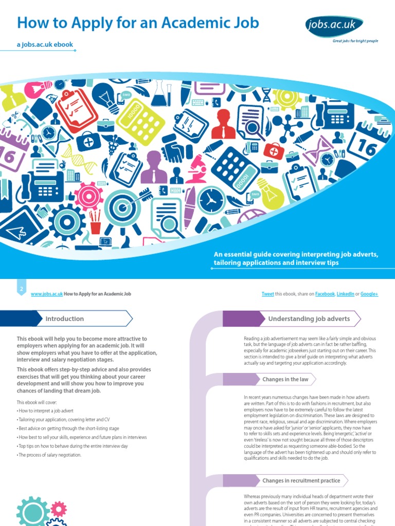 How To Apply For An Academic Job Ebook | PDF