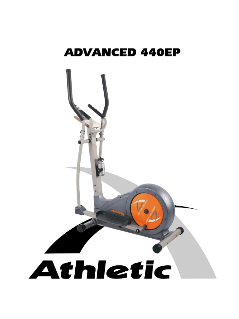 Manual Eliptico Athletic 440EP | PDF | Frequência cardíaca | Natureza