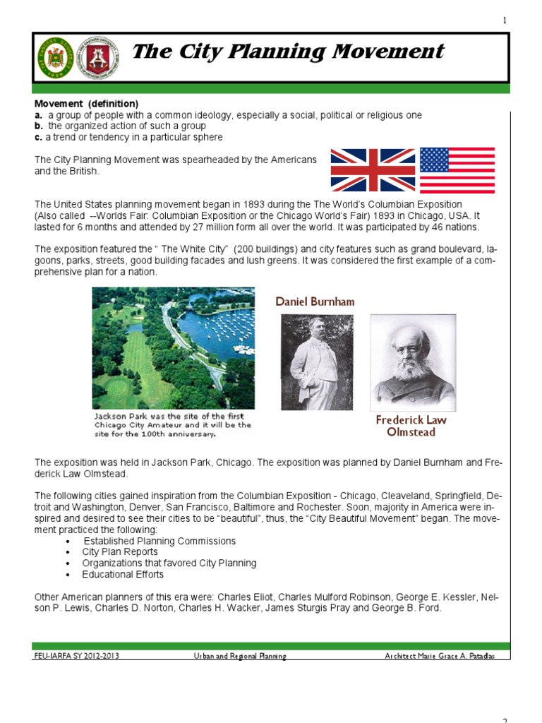 City Planning & Garden City Movements | PDF | Urban Geography ...