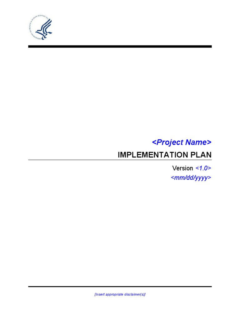 EPLC Implementation Plan Template | PDF | Databases | Implementation