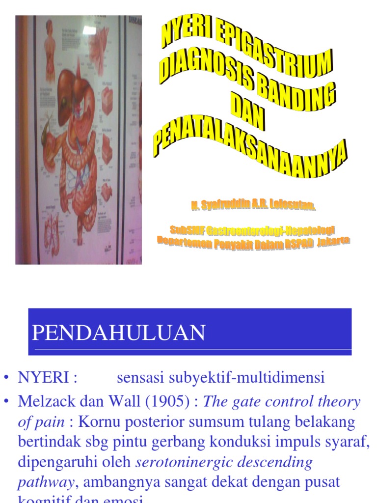 Nyeri Epigastrium Diagnosis Banding Dan Penatalaksanaannya | PDF
