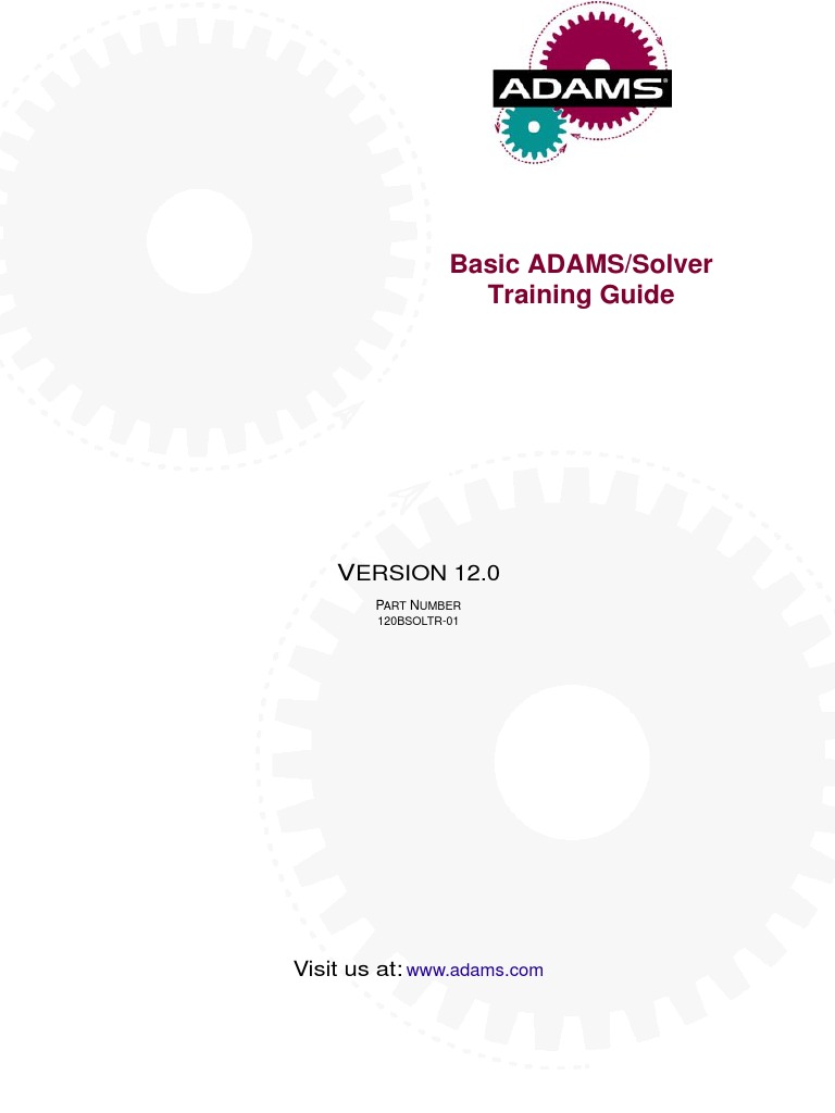 Adams Solver Guide | PDF | Command Line Interface | Coordinate System