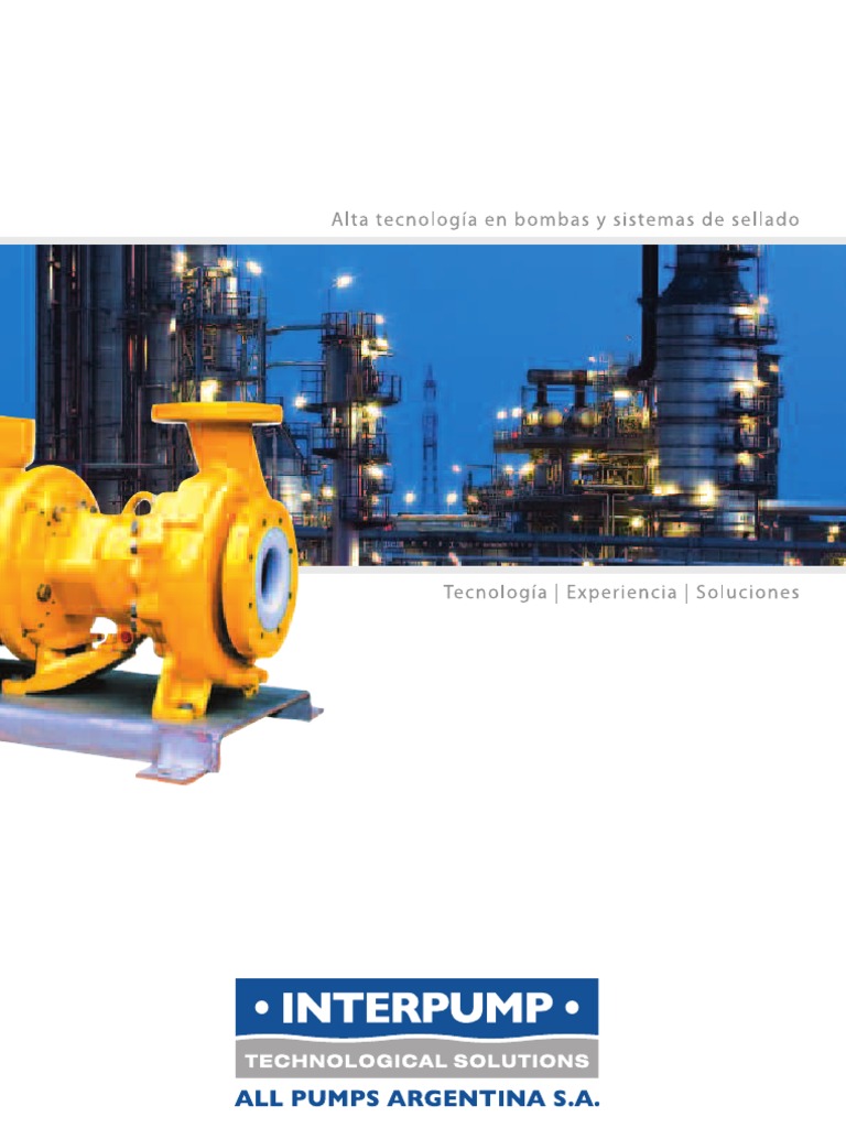 Bombas Interpump | PDF | Bomba | Aluminio