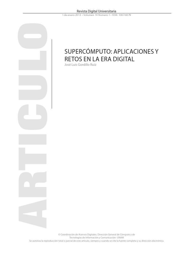 Super Compu To | PDF | Unidad Central de procesamiento | Ciencia y ...