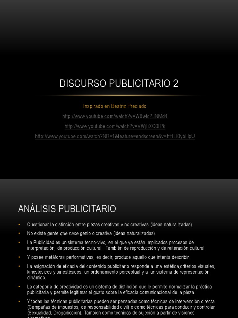Discurso Publicitario 2 | PDF | Publicidad | Consumo (economía)
