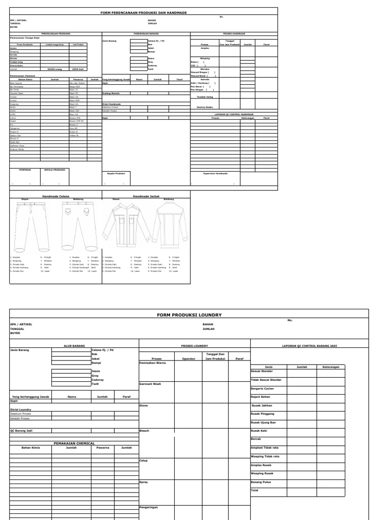 Form Produksi Baru2 | PDF