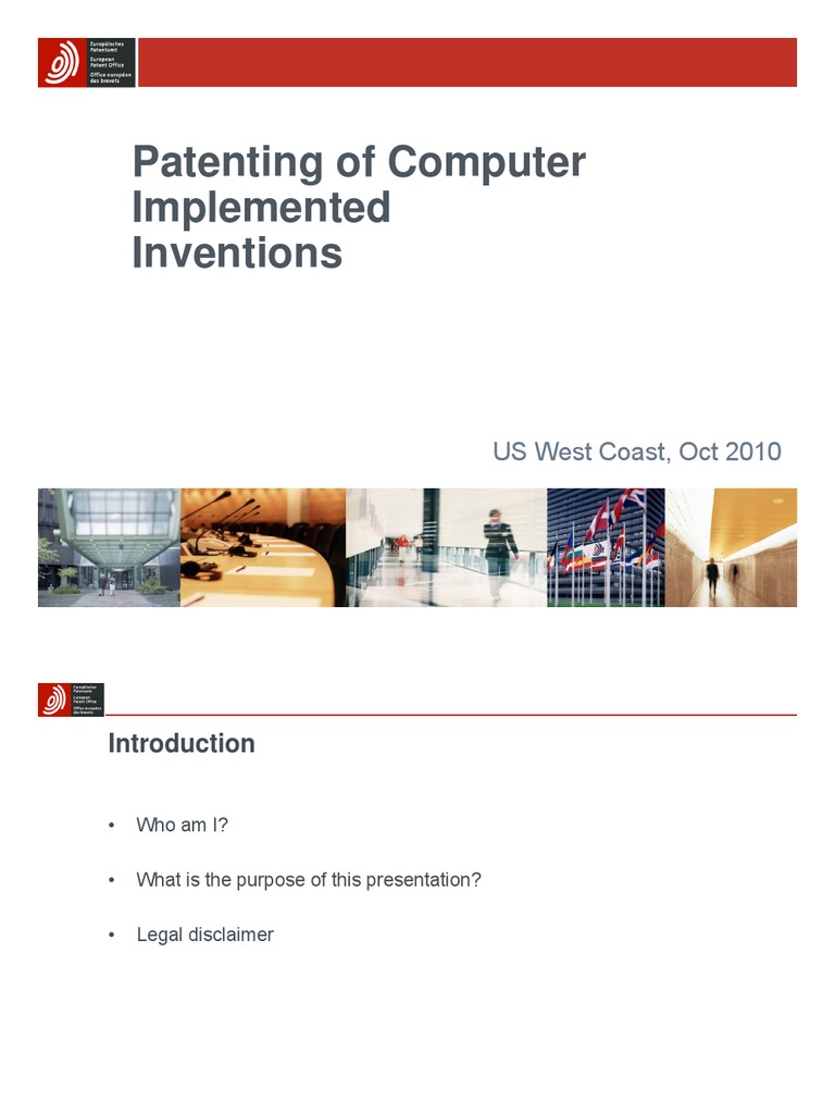 Patenting Computer Implemented Methods Pdf Patent Claim Patent Law