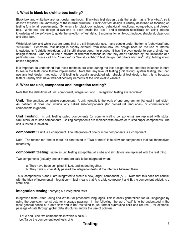 Testing Faq | PDF | Software Testing | Quality Assurance