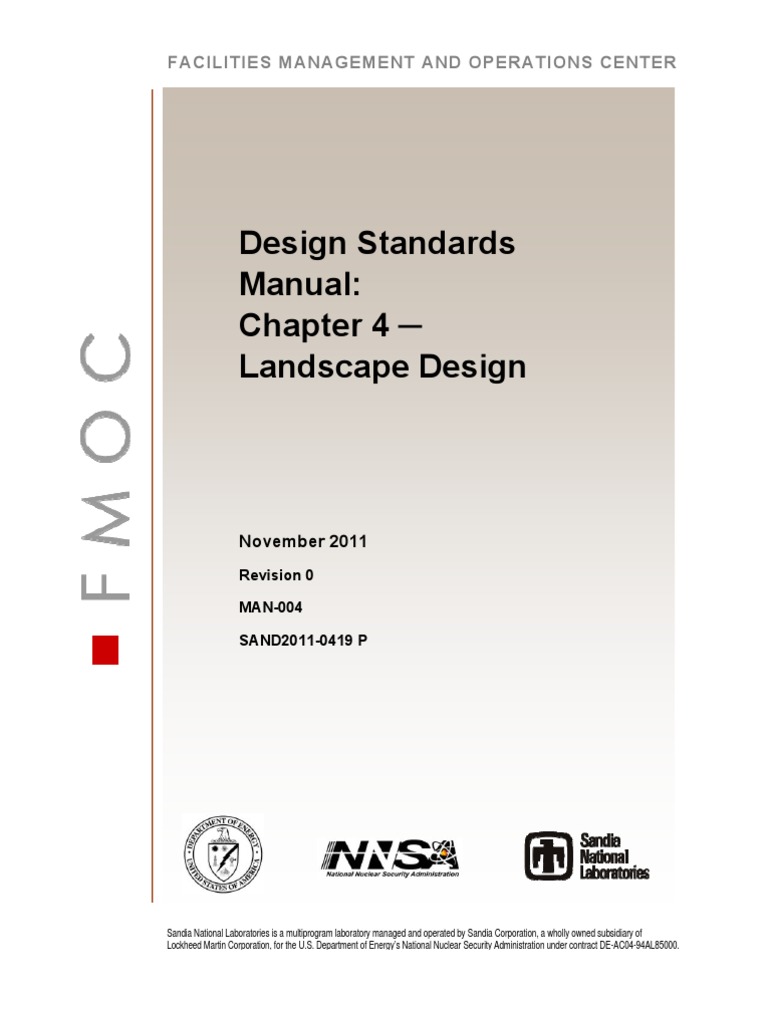 04 - Landscape Design Standards | PDF | Irrigation | Water Resources