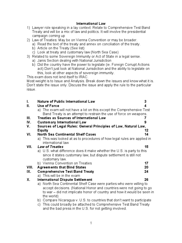 International | PDF | Treaty | International Law
