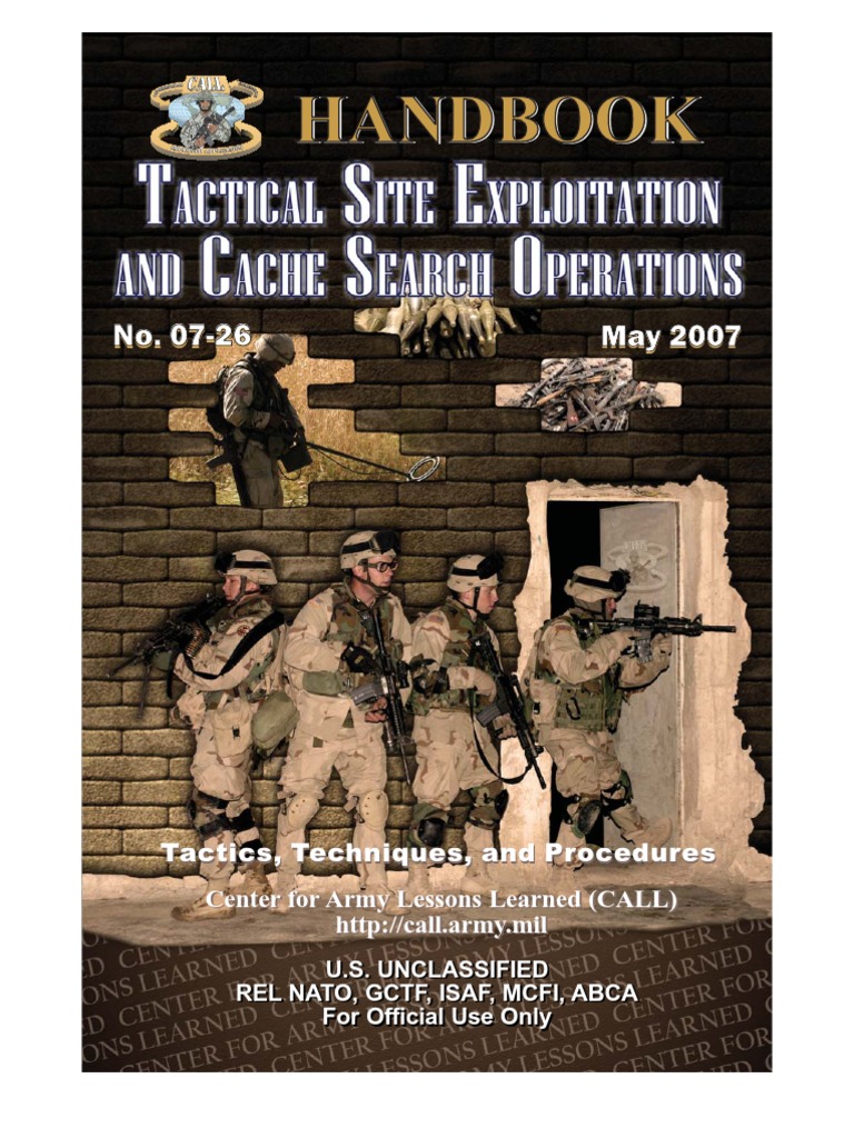 Tactical Site Exploitation Handbook | PDF | Business