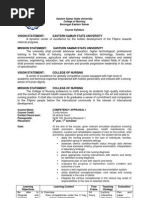 NCM 112 Course Syllabus | PDF | Nursing | Evidence Based Medicine