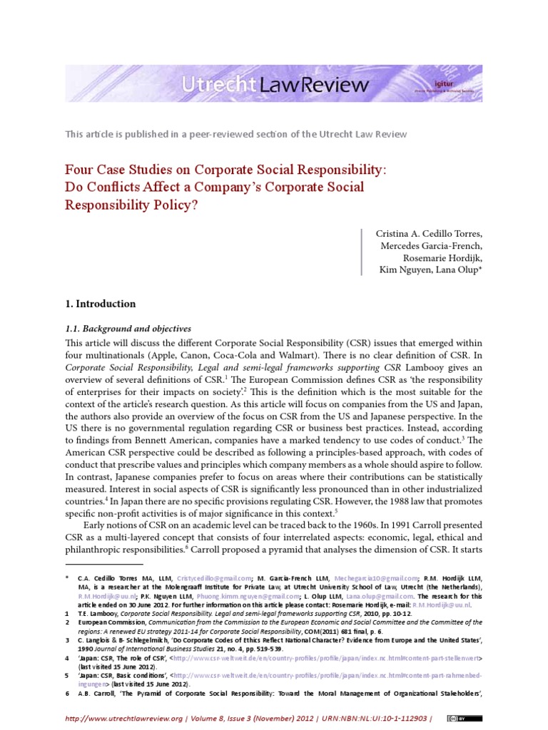 Apple CSR Doc Help | PDF | Class Action | Corporate Social Responsibility