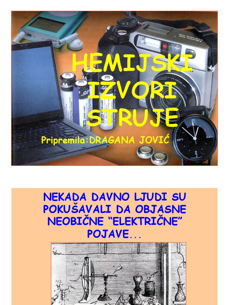Hemijski Izvori Struje | PDF
