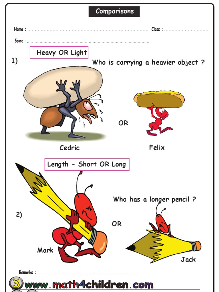 Comparing Heavy Objects | PDF