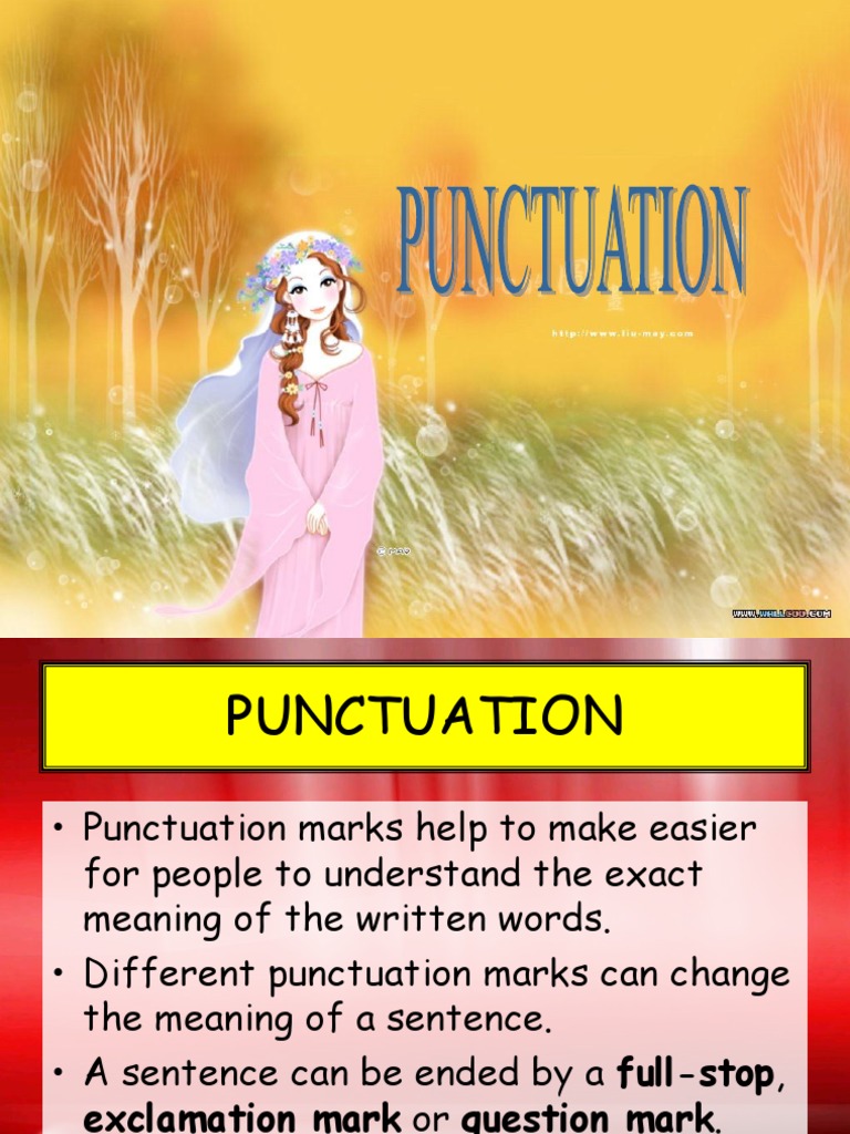 Punctuation | PDF | Punctuation | Orthography