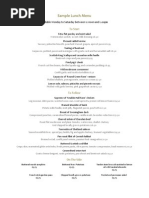 3 Course Dinner Menu | PDF