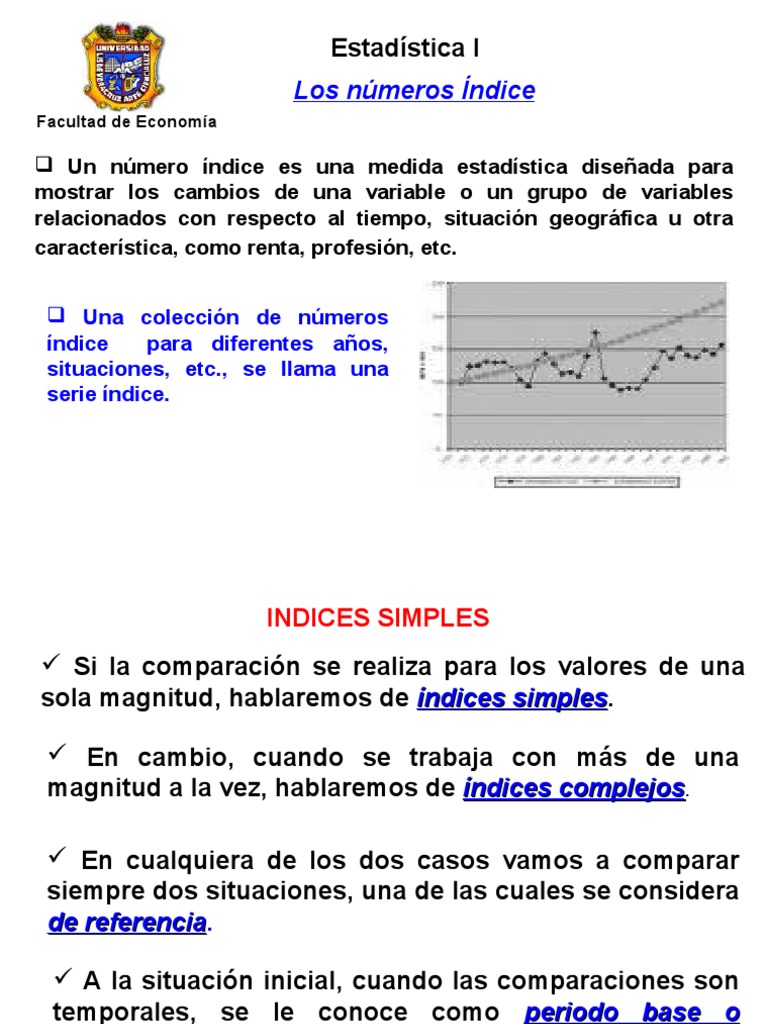 Los Numeros Indice | PDF | Estadísticas | Enseñanza de matemática
