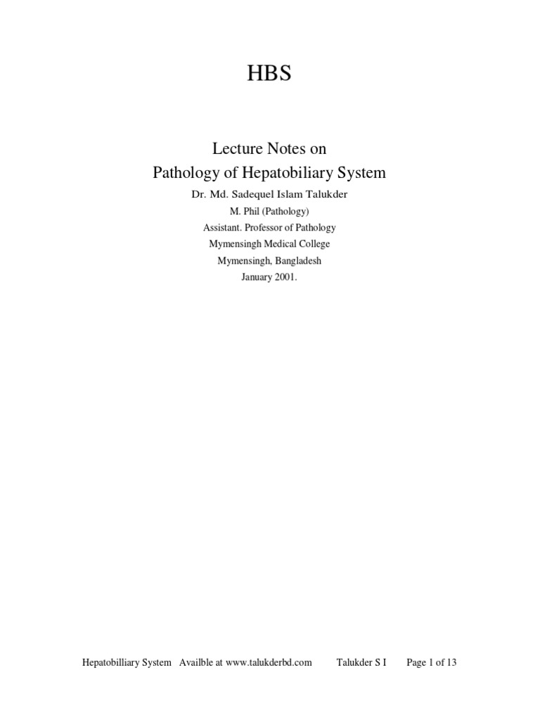 Pathology of the Hepatobiliary System | PDF | Hepatitis | Cirrhosis
