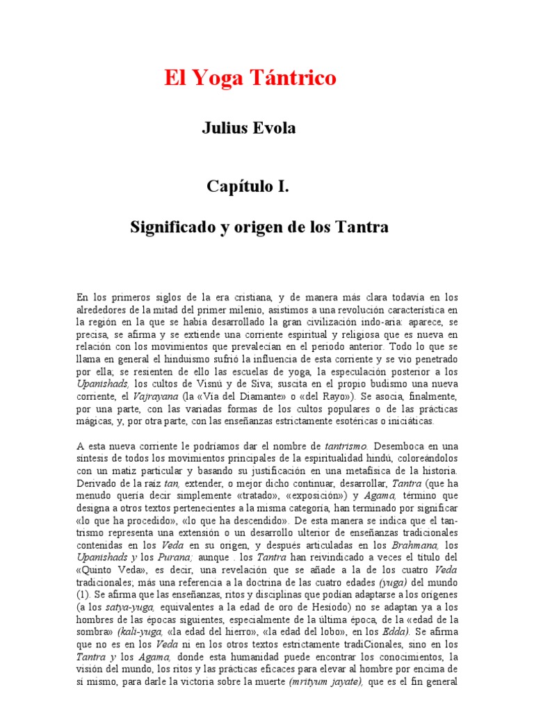 El Yoga Tantrico | PDF | Tantra | Science