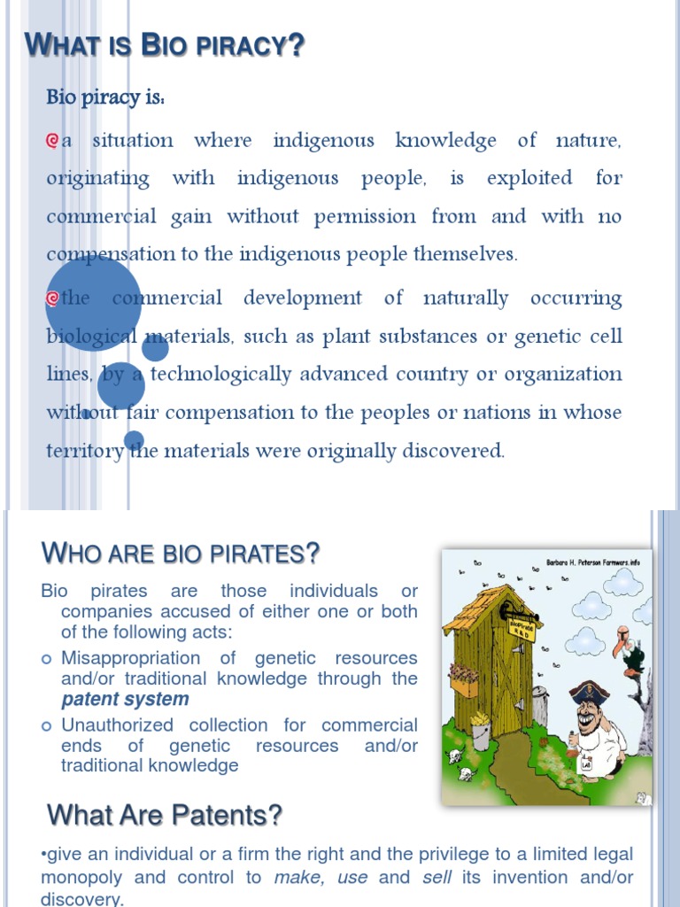 Biopiracy Presentation | PDF